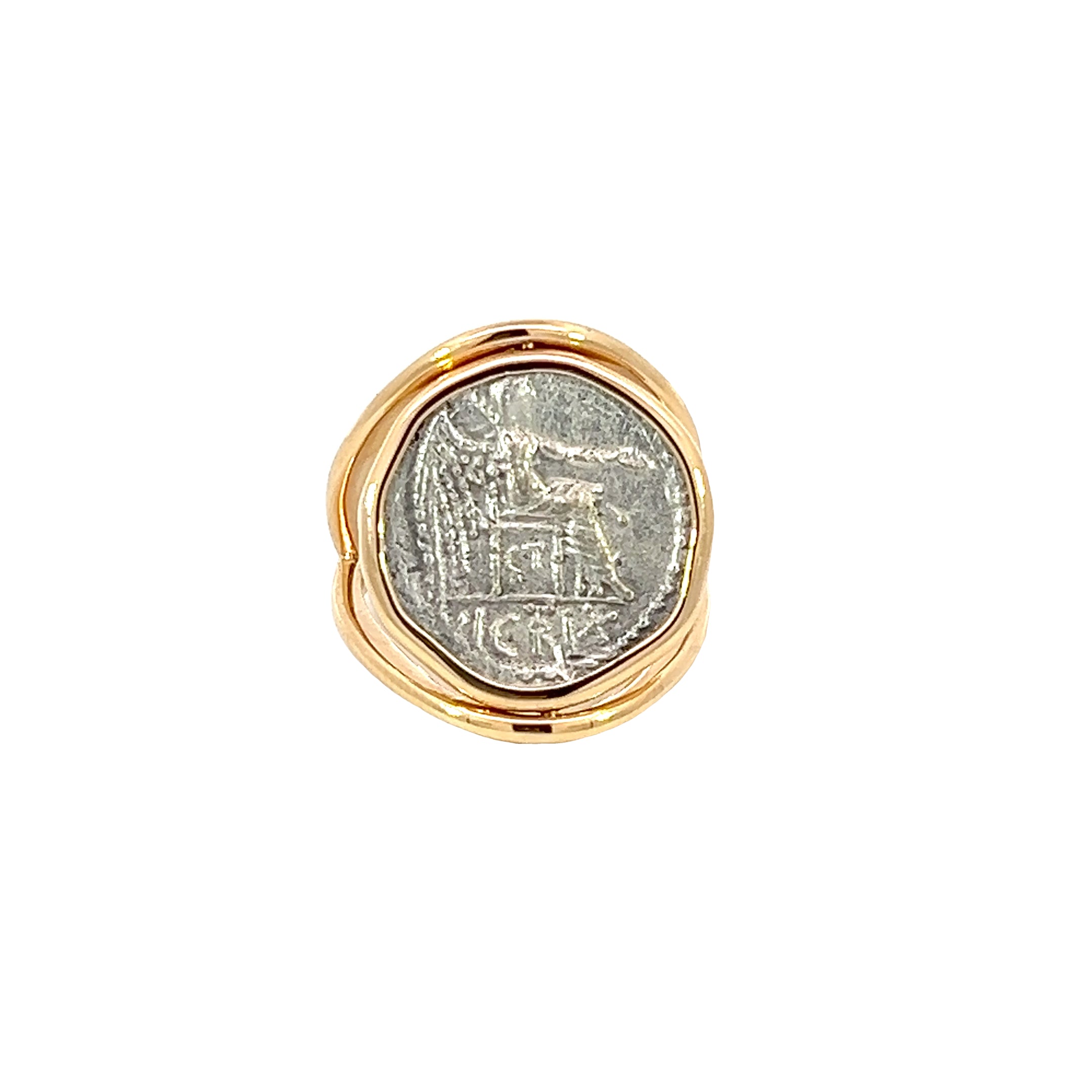 Roma & Victory Gold Flip Ring – Zamani